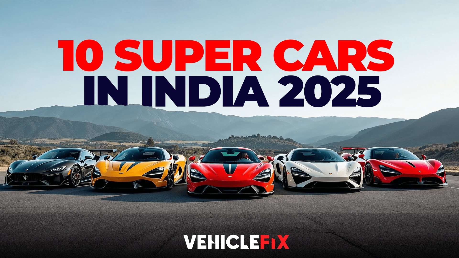 Discover The Top 10 Best Super Cars in India for 2025 Guide
